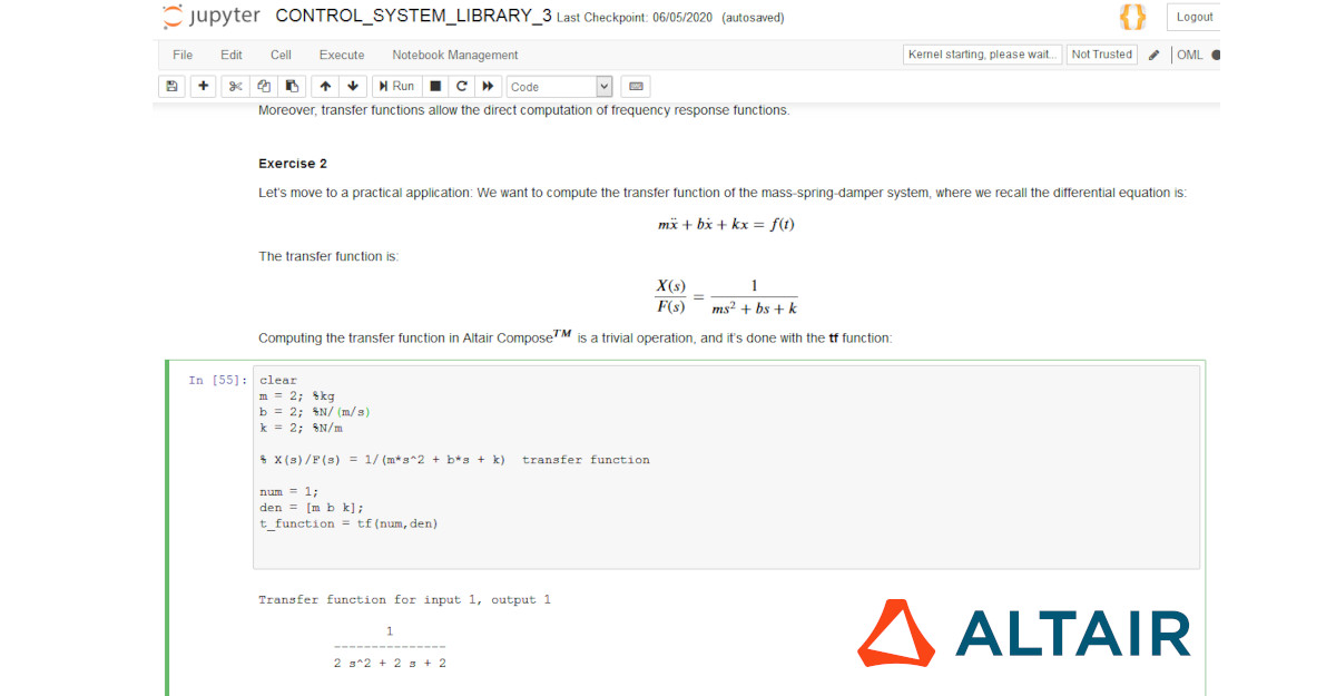 Altair Compose ile Sistem Dinamiği ve Kontrolü - Blog