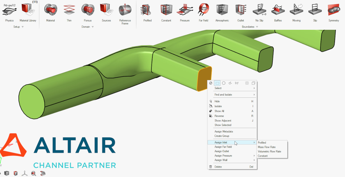 Altair HyperWorks CFD - Sınır Koşulları Kısayolu - Blog