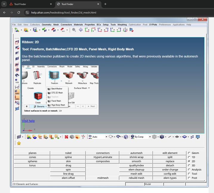 Interactive Tool Finder - Altair HyperMesh - Blog